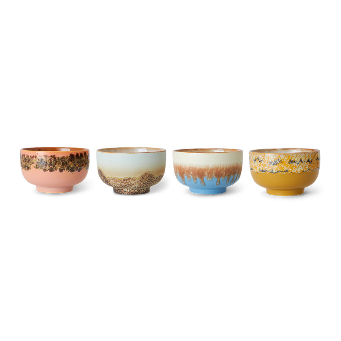 70's Ceramics Noodle Bowl Set Sea Breeze – Rhool