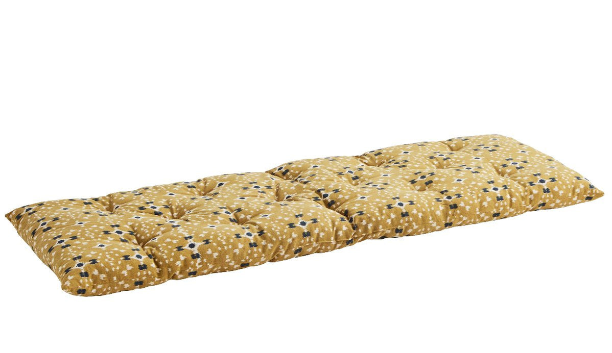 Patterned Cotton Bench Mattress 125cm x 45cm – Rhool