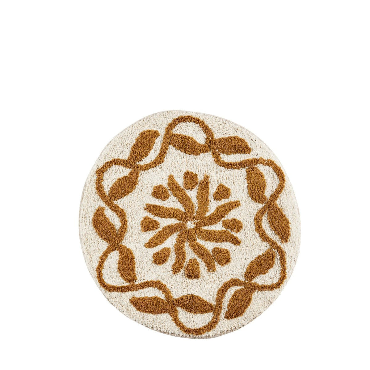 Round Tufted Bath Mat - Mustard – Rhool