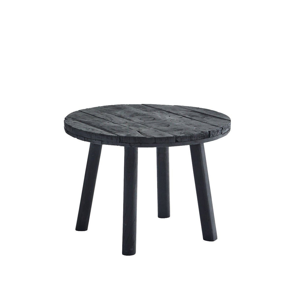 Rustic Black Wooden Coffee Table – Rhool