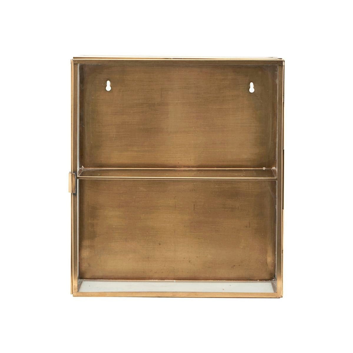 House Doctor Wall Cabinet - Brass and Glass – Rhool